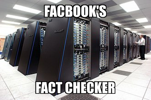 facbook's fact checker Meme Generator