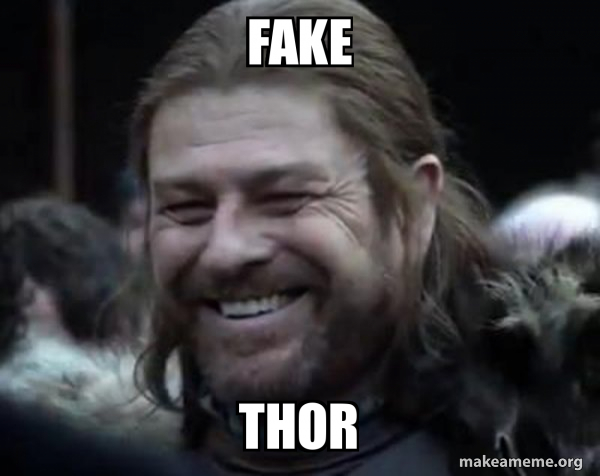 Fake Thor - Happy Ned Stark Meme Meme Generator