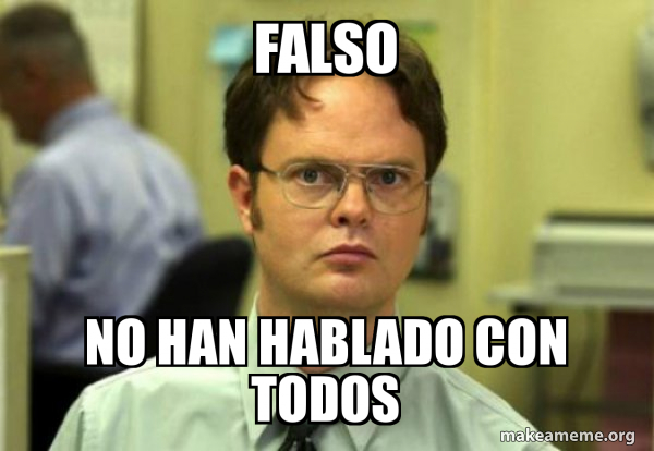 Dwight Falso Meme