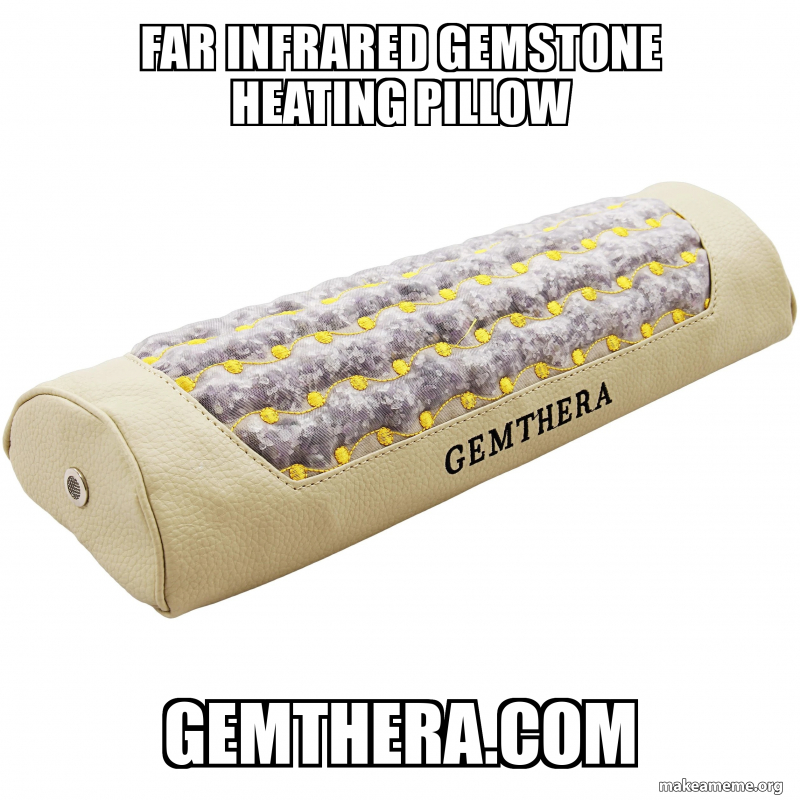 far infrared gemstone heating pillow gemthera.com - Far Infrared ...