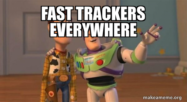 Fast trackers everywhere - Buzz and Woody (Toy Story) Meme Meme Generator