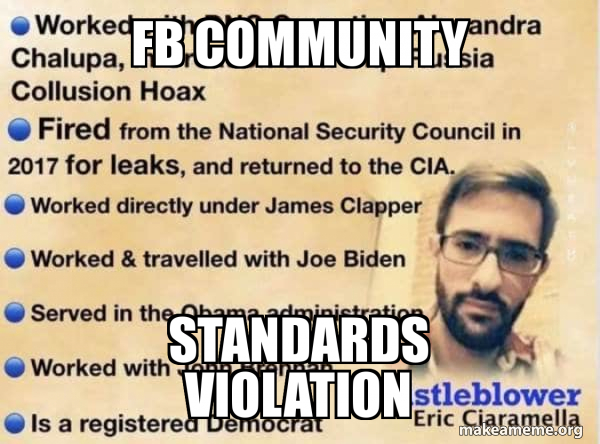 FB Community Standards Violation Meme Generator
