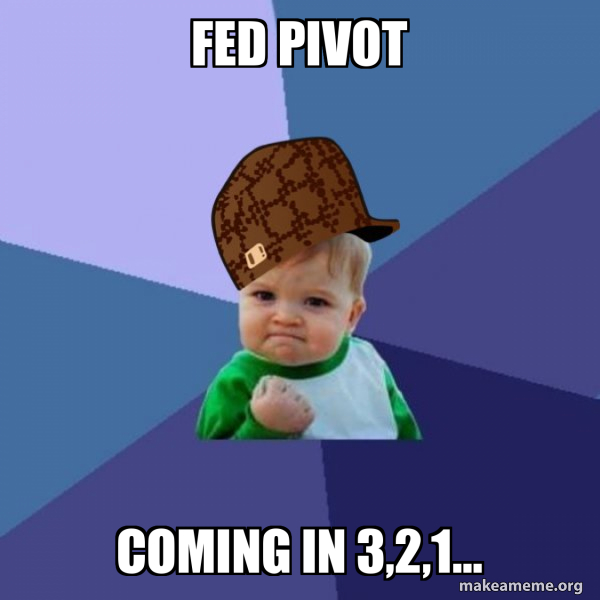 Fed pivot Coming in 3,2,1… - Scumbag Success Kid Meme Generator