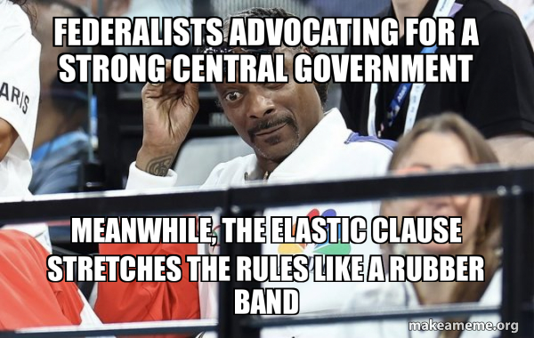 Federalists advocating for a strong central government Meanwhile, the ...