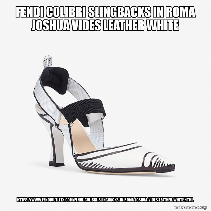 Fendi Colibri Slingbacks In Roma Joshua Vides Leather White https://www ...