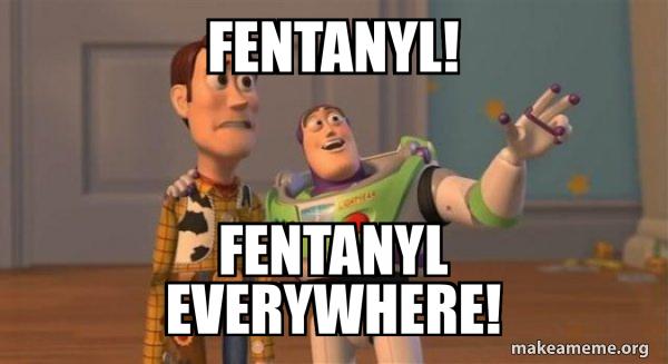 fentanyl! fentanyl everywhere! - Buzz and Woody (Toy Story) Meme Meme ...