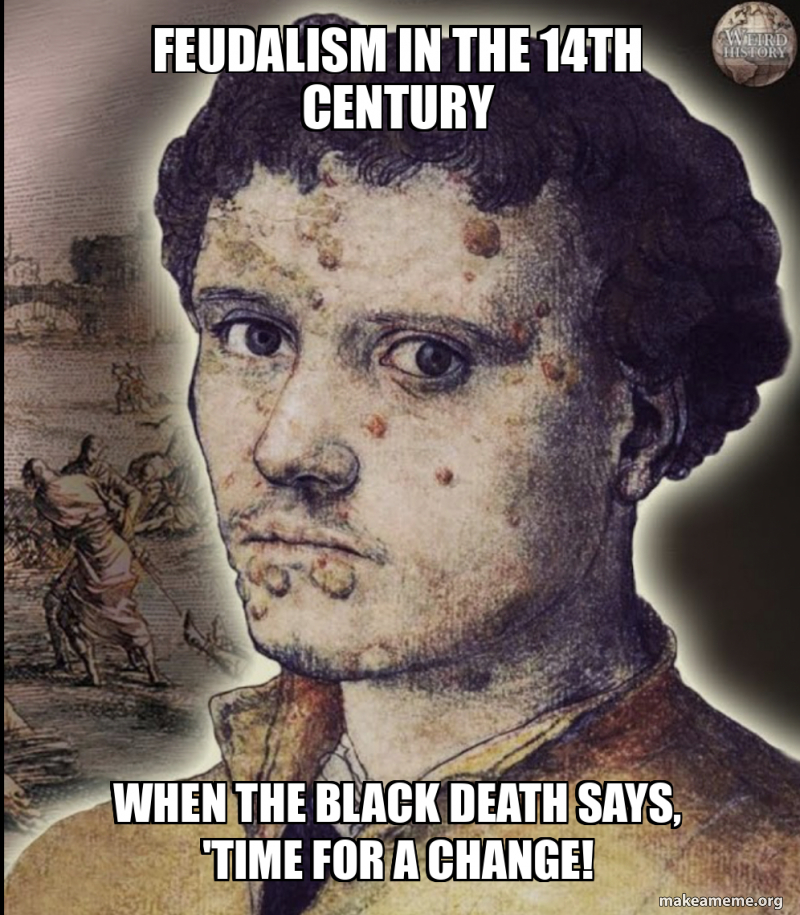 Feudalism in the 14th Century When the Black Death says, 'Time for a ...