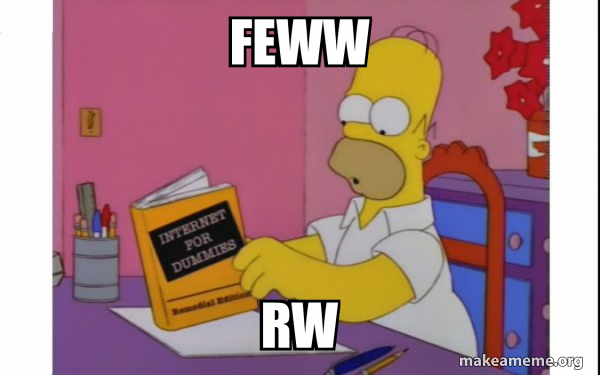 feww rw - Computer Homer Meme Generator