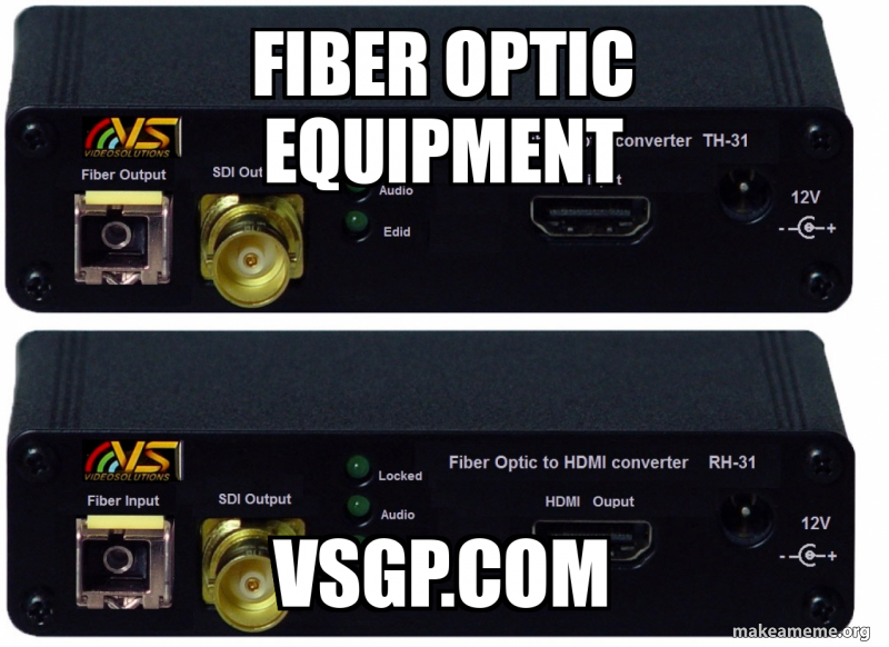 Fiber Optic Equipment vsgp.com Meme Generator