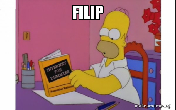 Filip - Computer Homer Meme Generator