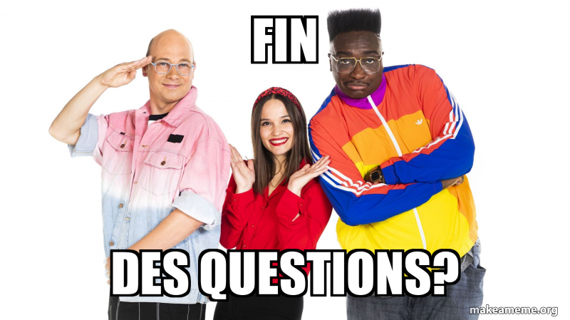 Fin des questions? Meme Generator