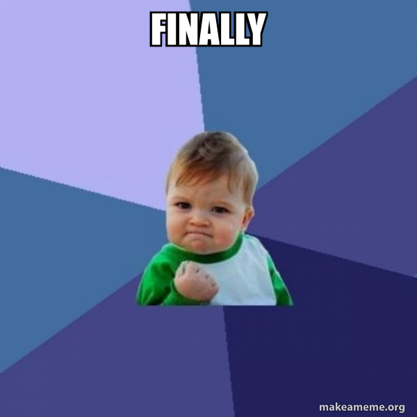 FINALLY - Success Kid Meme Generator