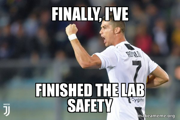 Finally, I've finished the lab safety - Cristiano Ronaldo Meme Generator