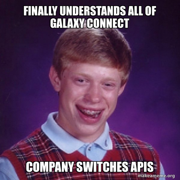 Finally understands all of Galaxy Connect Company switches APIs - Bad ...