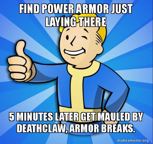 Fallout Power Armor Memes Oli Civilfallout (UK) On X: "Source: Art