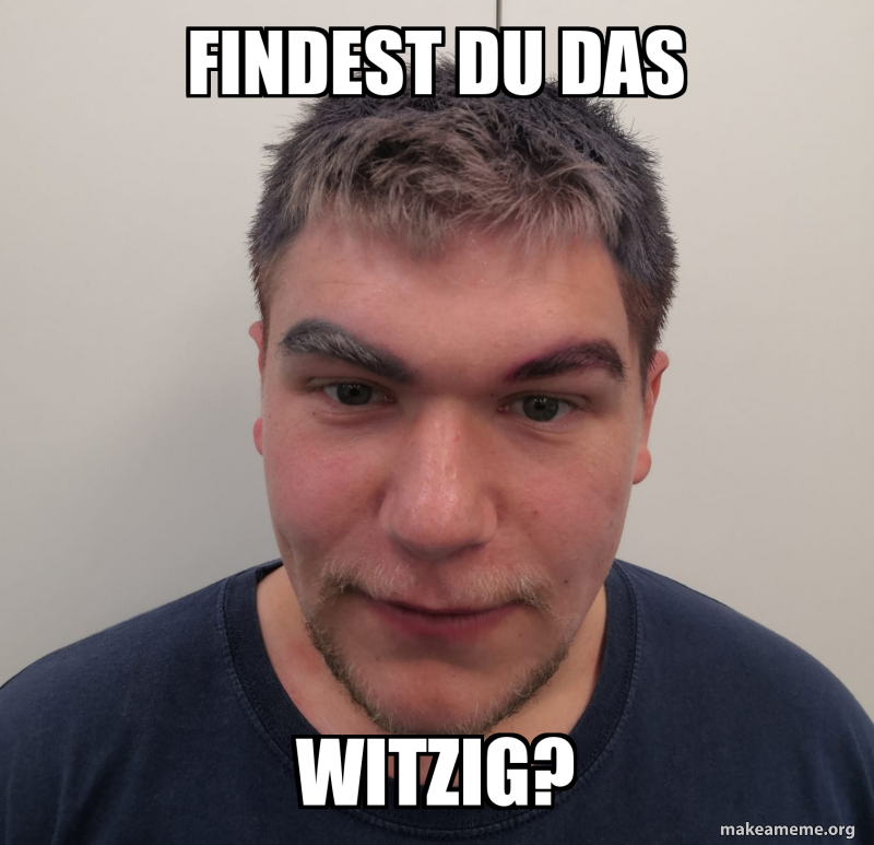 Findest du das WITZIG? Meme Generator