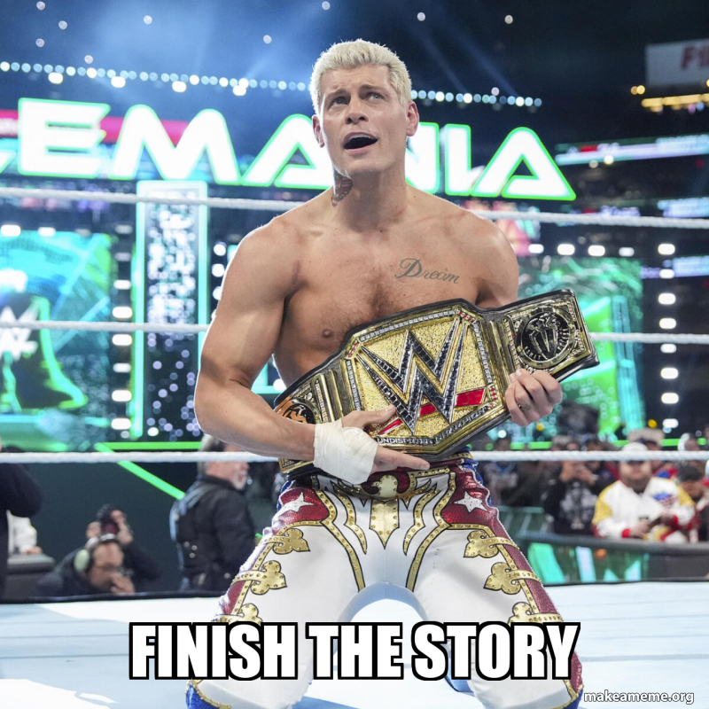 Finish the story Meme Generator