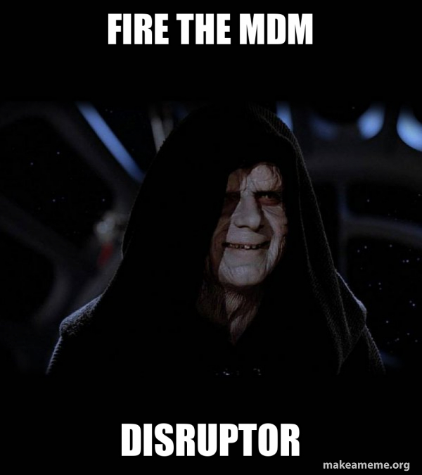 Fire the MDM Disruptor - Sith Lord | Make a Meme