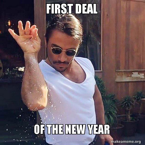 first deal of the new year - SaltBae or Salt Bae Meme Generator