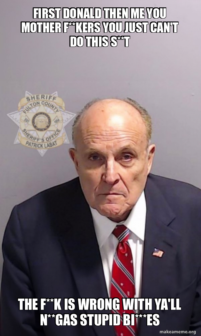 first donald then me you mother f**kers you just can't do this s**t the ...