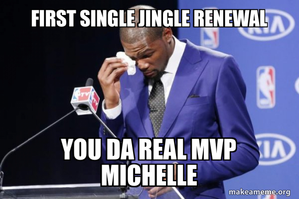 First single jingle renewal You Da Real MVP Michelle - Kevin Durant You ...