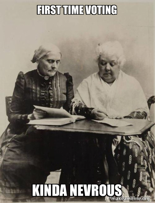 First time Voting Kinda nevrous Meme Generator