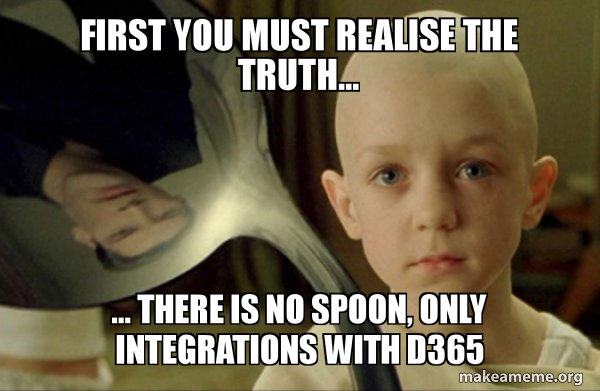 First you must realise the truth... ... there is no spoon, only ...