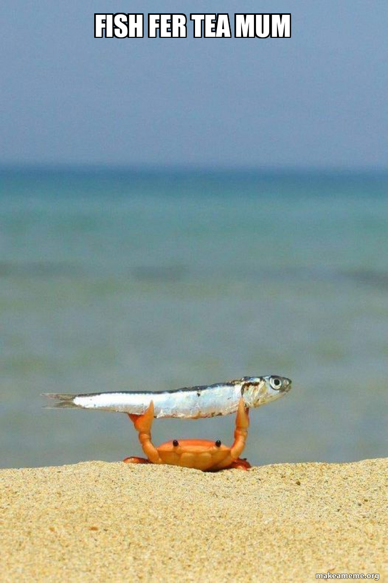 FISH FER TEA MUM Meme Generator
