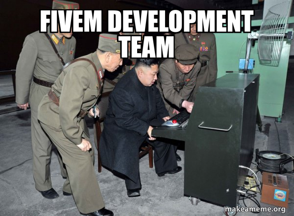 FiveM Development Team - North Korea Not Scary Meme Generator