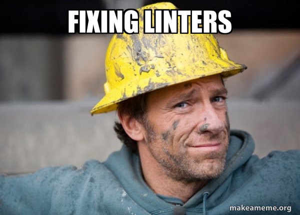 Fixing LInters - A Dirty Job Meme Generator