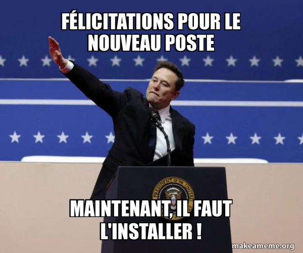 Félicitations pour le nouveau poste Maintenant, il faut l'installer ...