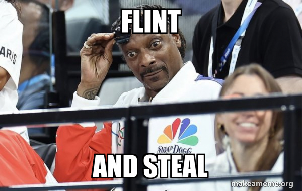 Flint and steal - Snoop Dogg Sunglasses at Olympics Meme Generator