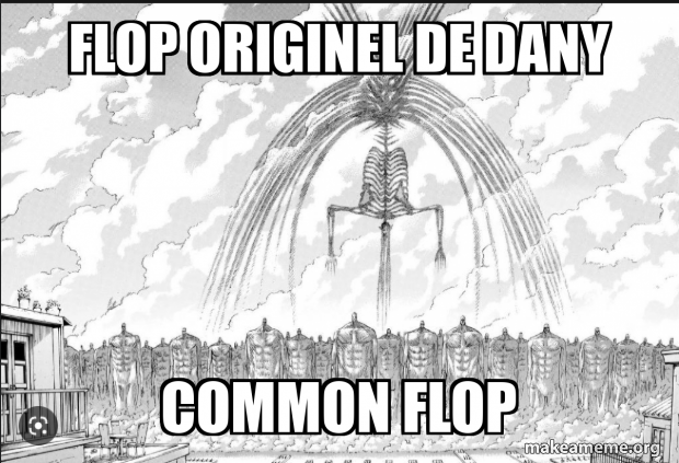 FLop originel de dany common flop Meme Generator