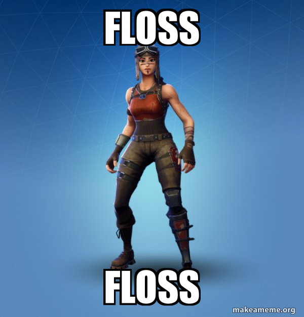 floss floss - Renegade Raider Fortnite Skin Meme Generator