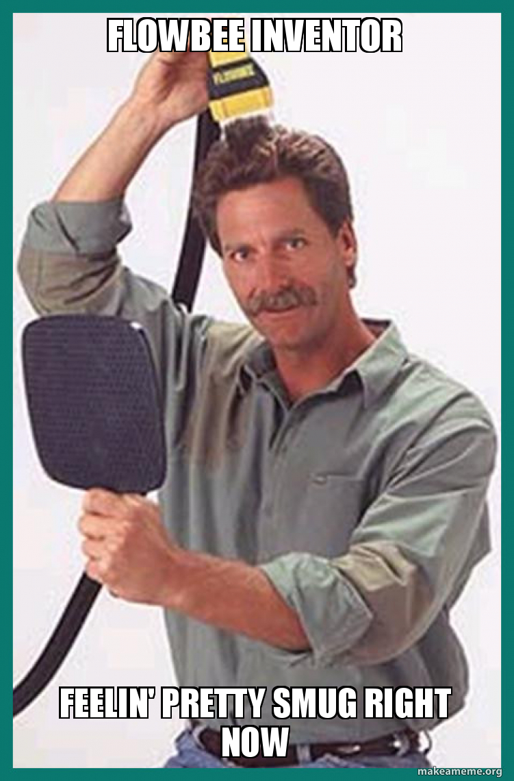 flowbee inventor feelin' pretty smug right now Meme Generator
