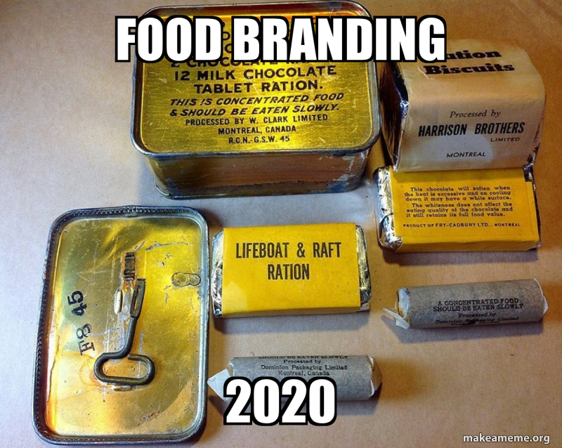 food branding 2020 Meme Generator