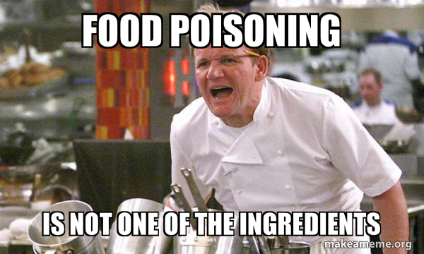 Food Poisoning Is not one of the ingredients - Gordon Ramsay Hell's ...