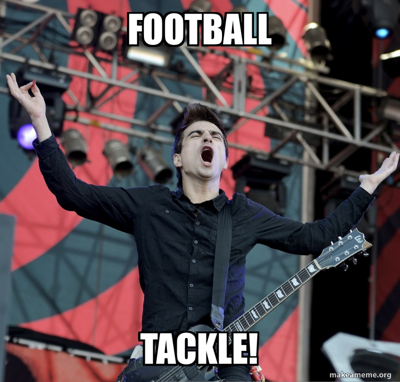 FOOTBALL Tackle! Meme Generator