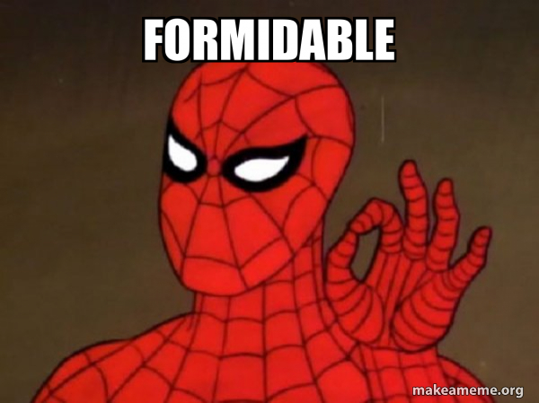 FORMIDABLE - Spiderman - Care factor Zero Meme Generator