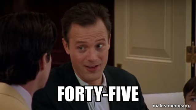 Forty-five Meme Generator