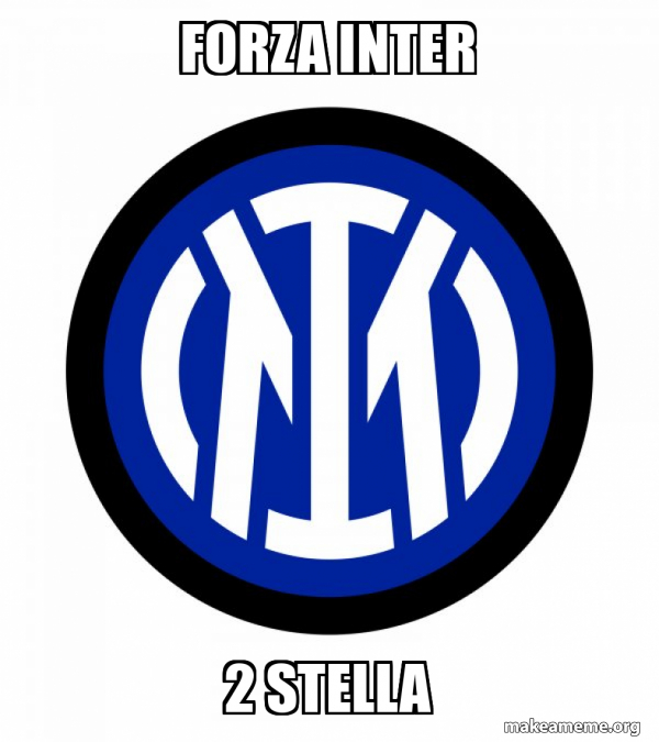 Forza Inter 2 Stella - Inter Milan Meme Generator