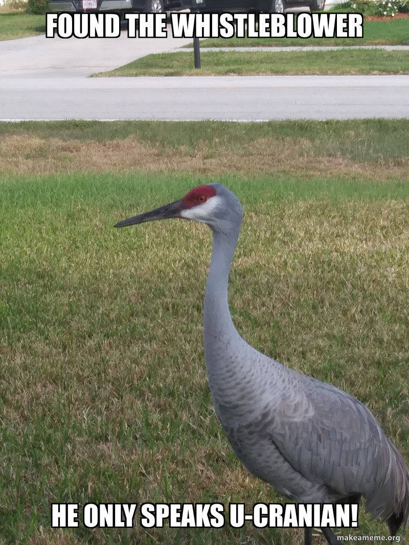 Found the whistleblower He only speaks u-cranian! Meme Generator