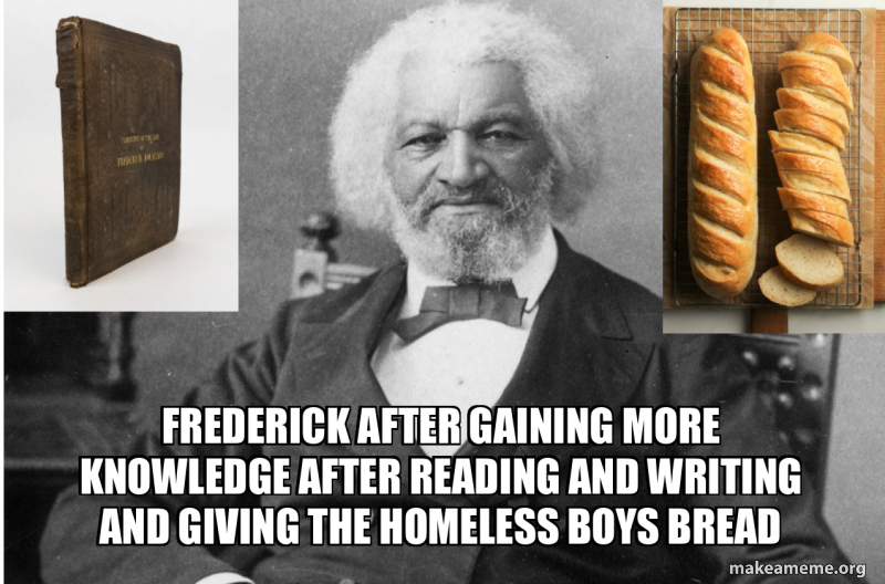 Frederick after gaining more knowledge after reading and writing and ...