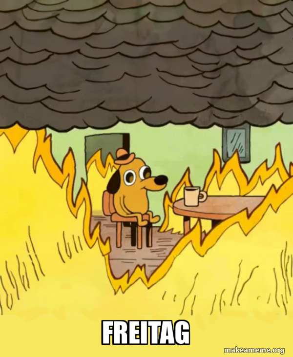 Freitag - This Is Fine Meme Generator