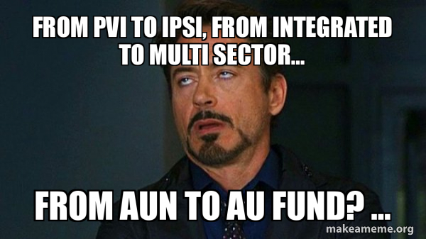 From PVI to IPSI, from Integrated to Multi sector... From AUN to AU ...