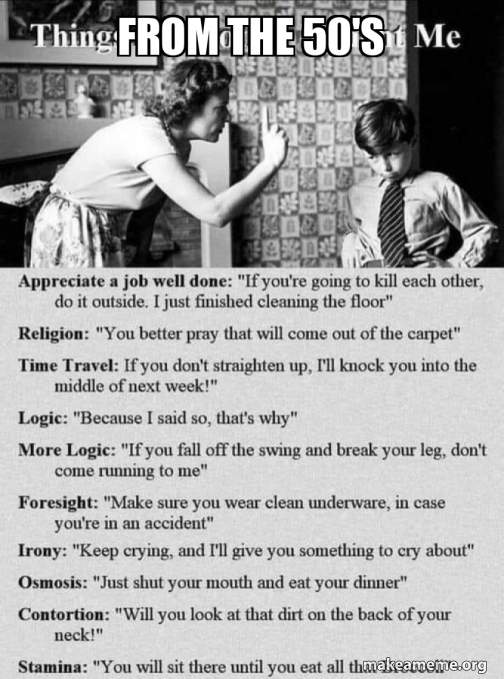 from the 50's Meme Generator