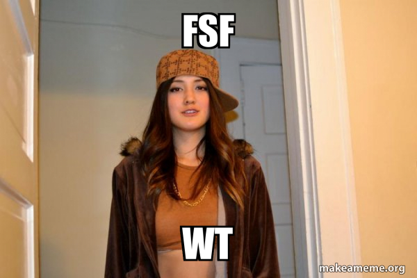 fsf wt - Scumbag Stacy Meme Generator
