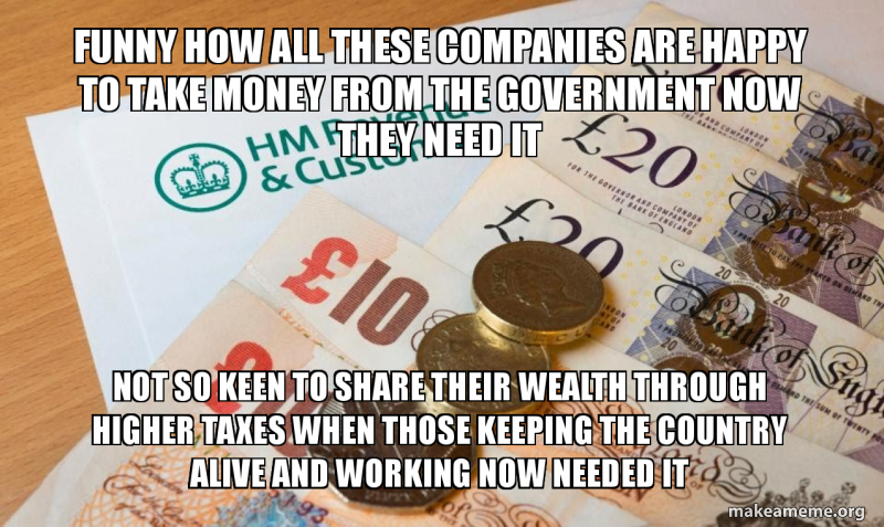 Funny how all these companies are happy to take money from The ...