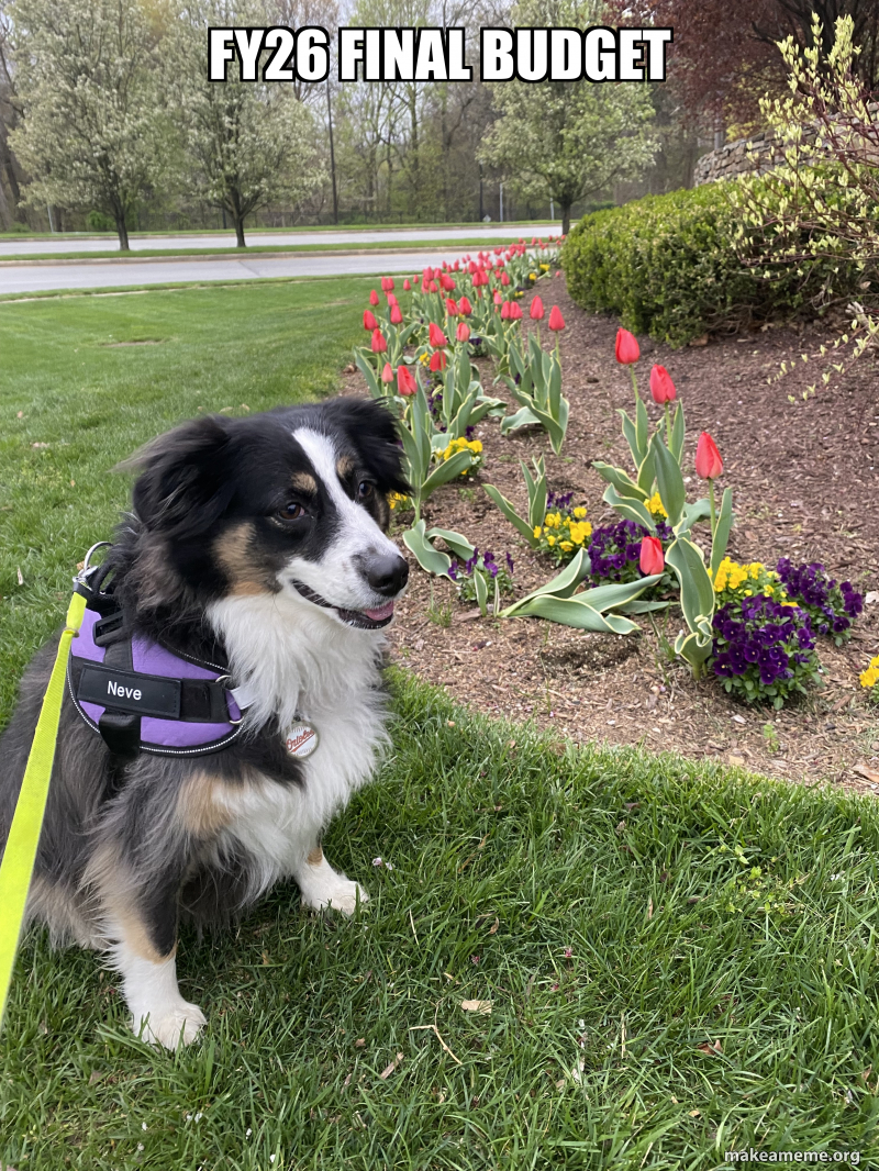 FY26 Final Budget Meme Generator