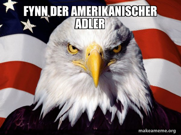 Fynn der amerikanischer adler - American Pride Eagle Meme Generator